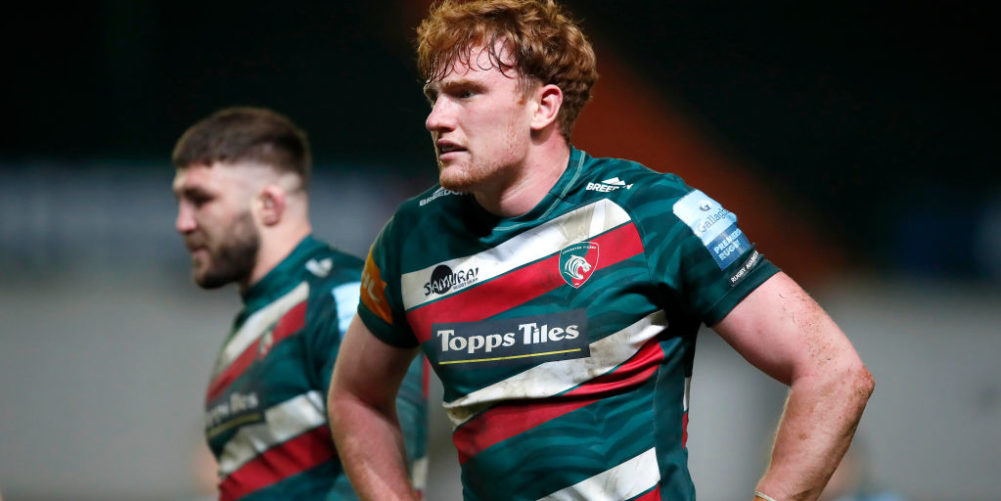 Young Guns: Leicester Tigers back-five forward Ollie Chessum