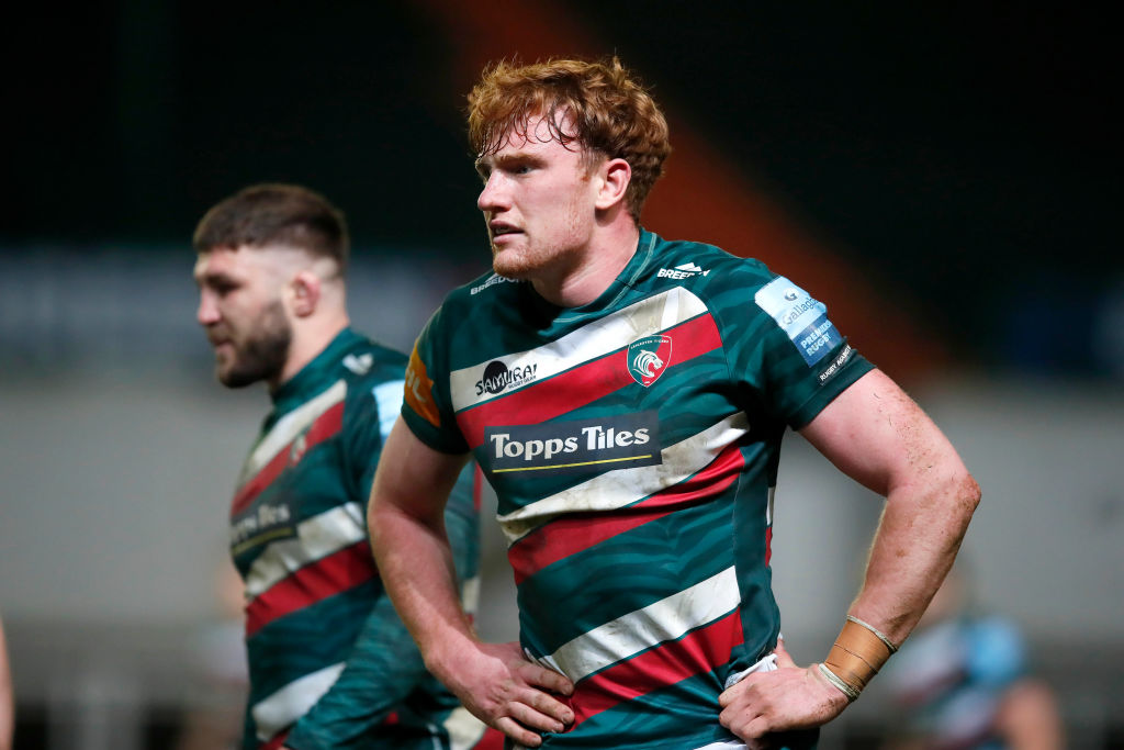 Young Guns: Leicester Tigers back-five forward Ollie Chessum