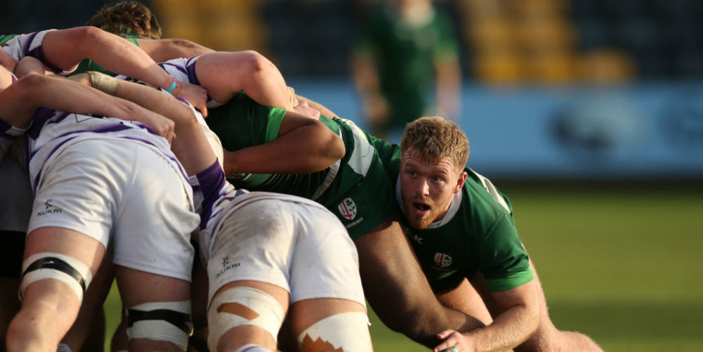 Young Gun: London Irish hooker George Davis