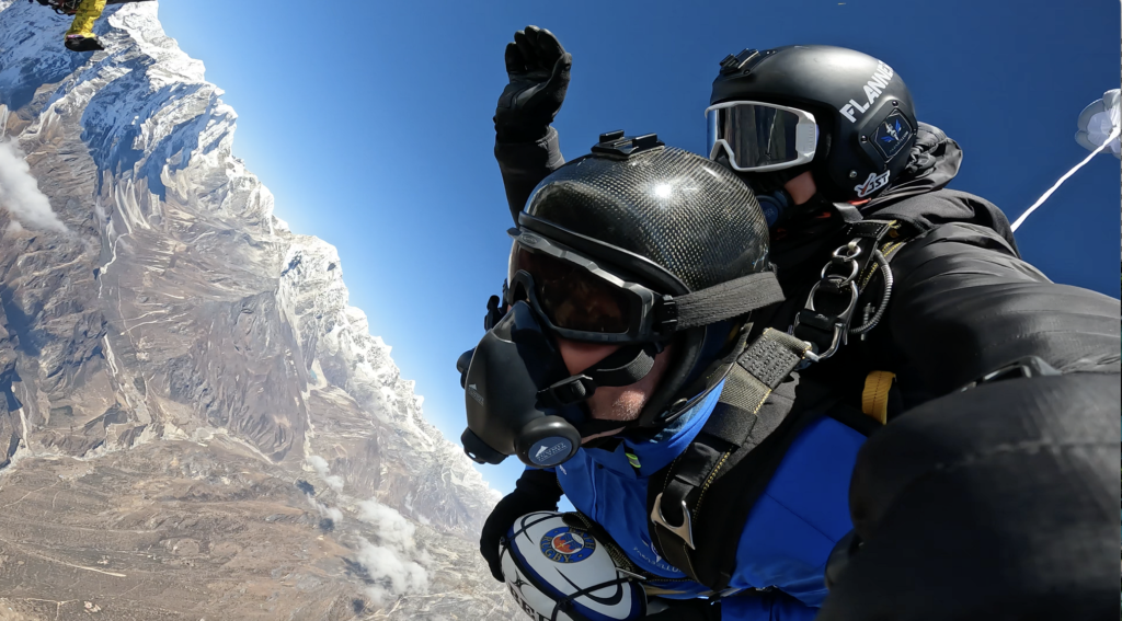 Everest skydive caps off world's fastest rugby ball charity challenge