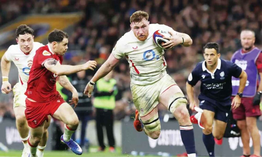 England’s Ollie Chessum says it’s great to be back at full capacity for ...