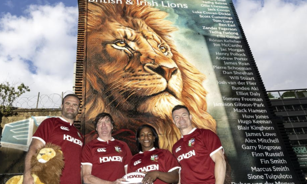 Howden Celebrates the British & Irish Lions Squad Writing Their Names ...