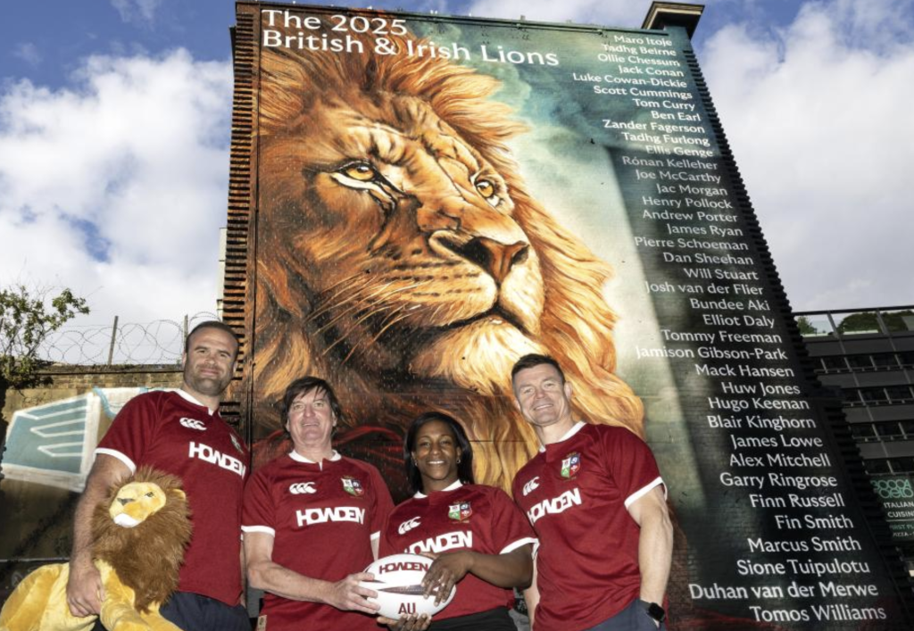 Howden Celebrates the British & Irish Lions Squad Writing Their Names ...
