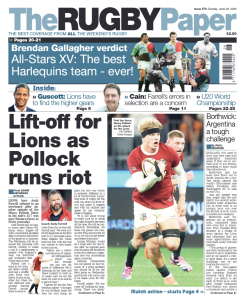 The benefits of playing rugby