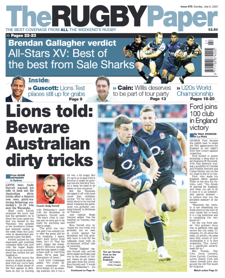 Dragons - The Rugby Paper