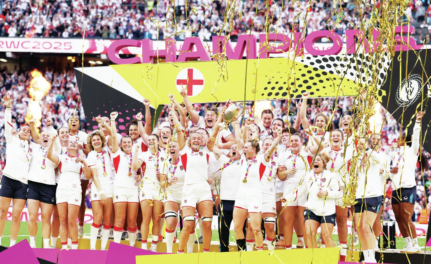 Top of the world! Record crowd celebrates England World Cup glory