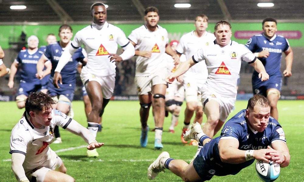 Sale Sharks 34-3 Exeter Chiefs: Sharks storm home as Chiefs lose grip