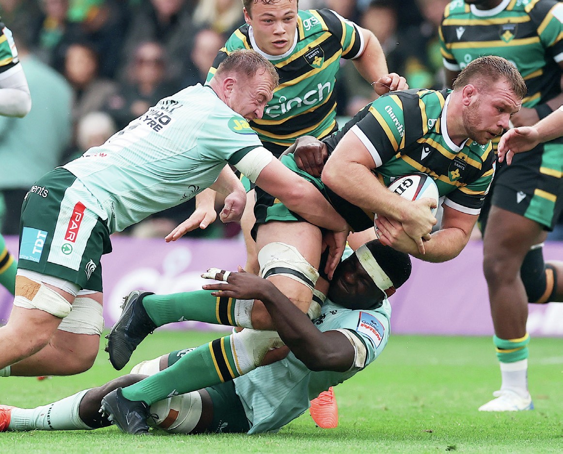 Callum Chick is happy with his new view from the top at Northampton Saints