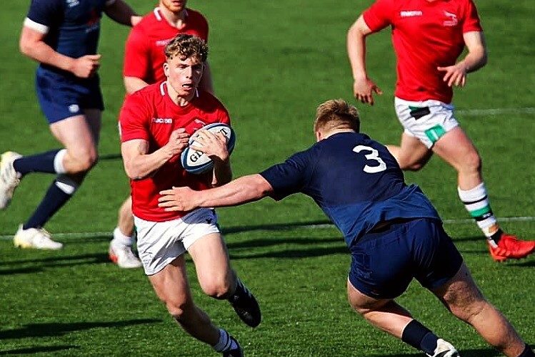 Young Gun: Newcastle Falcons fly-half Louie Johnson